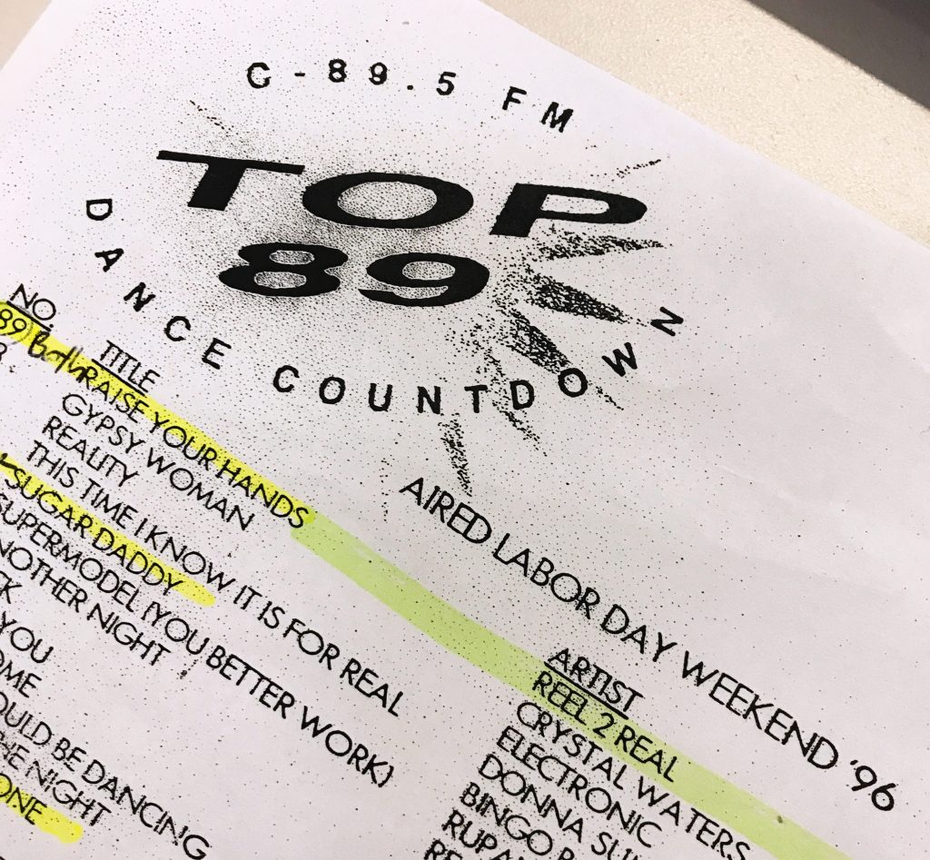 Planet Dance's RE-RUN of the 1996 C895 Top 89 Dance Countdown! - C89.5